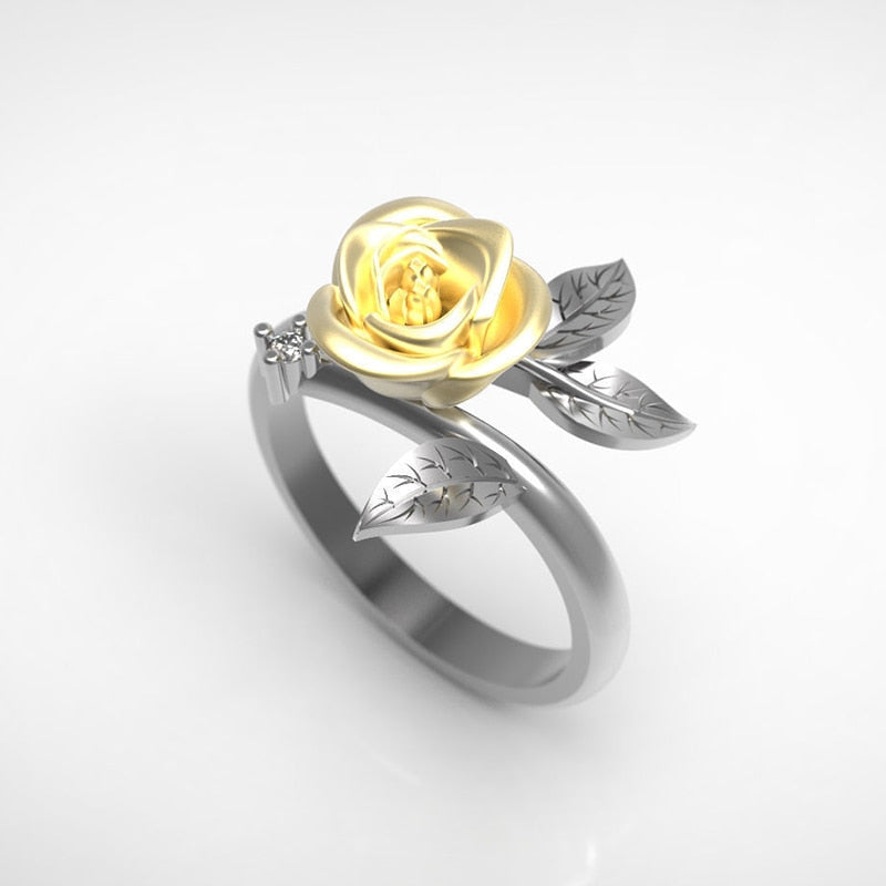 Delicate Vintage Flower Ring – Cutie Gifts Store