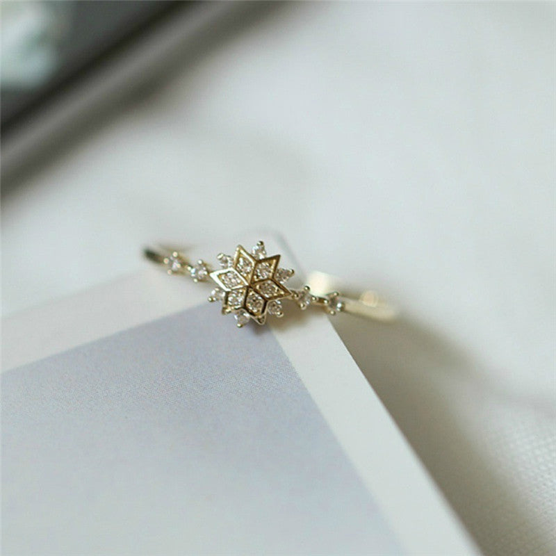 Cute Snowflake Ring – Cutie Gifts Store
